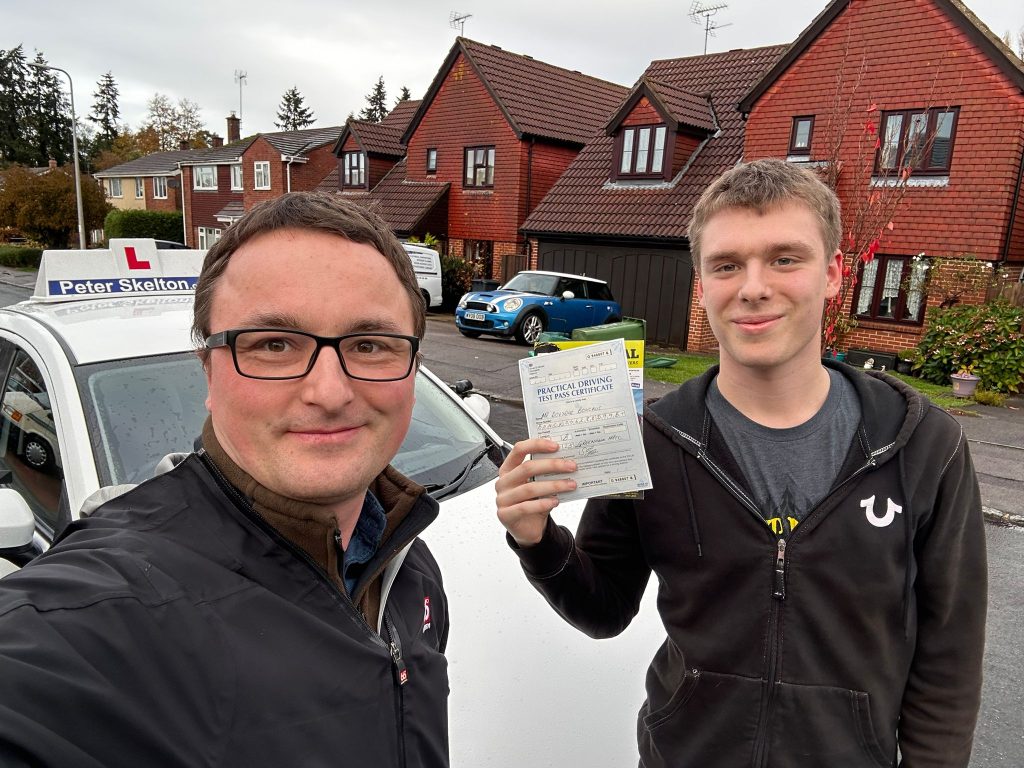 Driving Lessons Newbury – Dovydas Bonckus – Peter Skelton Driving School